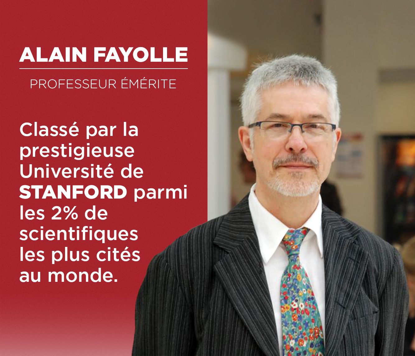 Alain Fayolle, classé parmi les 2% de scientifiques les plus cités au ...
