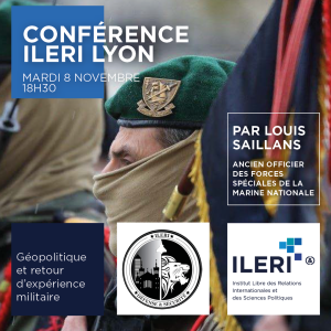 RETOUR D’EXPÉRIENCE MILITAIRE | 8 NOVEMBRE | CAMPUS DE LYON | ILERI