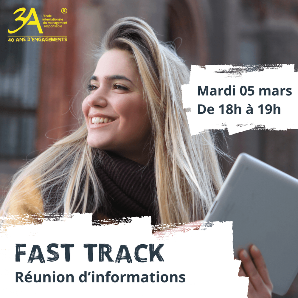 Réunion d'Informations Fast Track Bac+4 - 3A