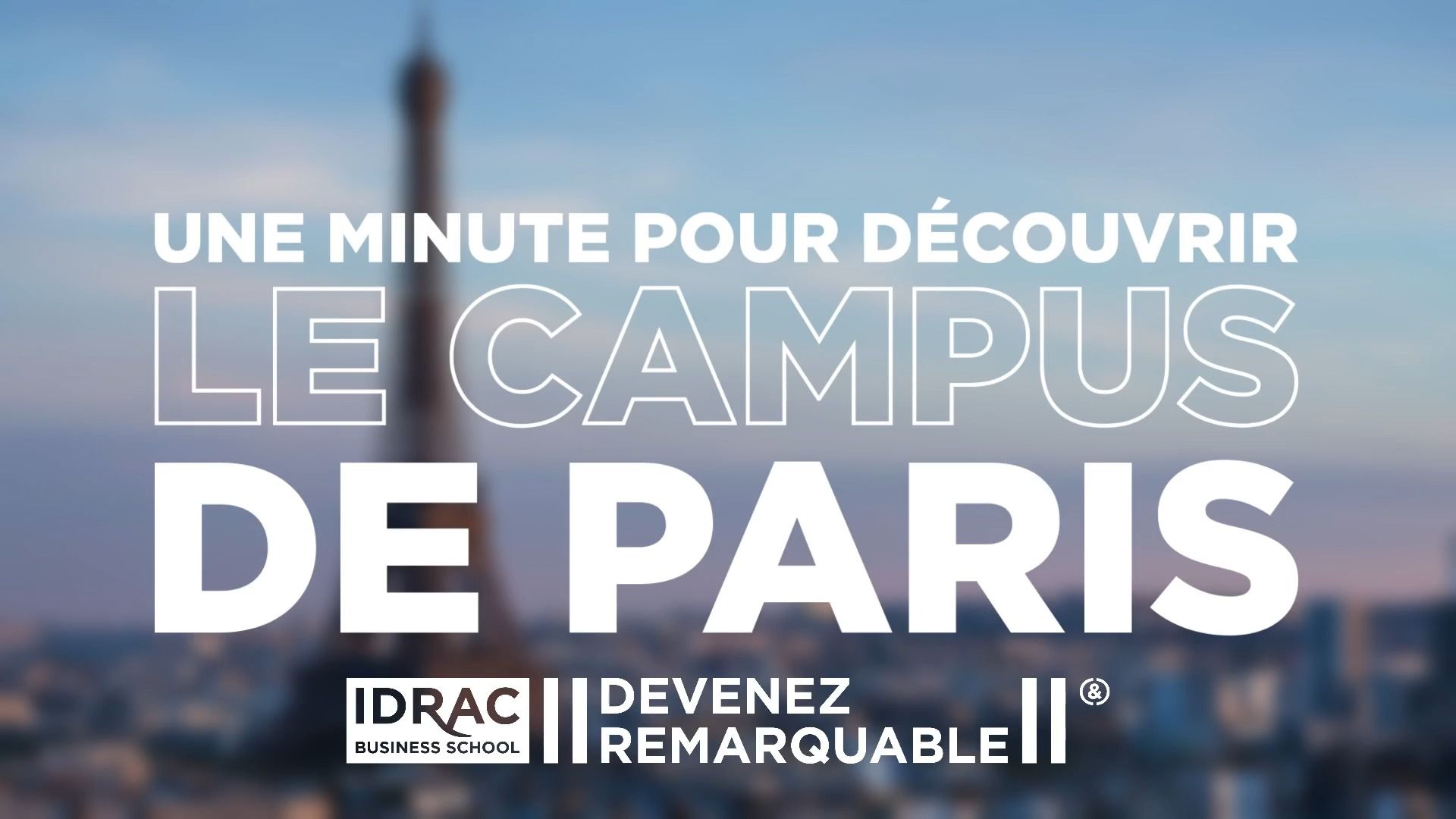 École de commerce Paris | IDRAC Business School