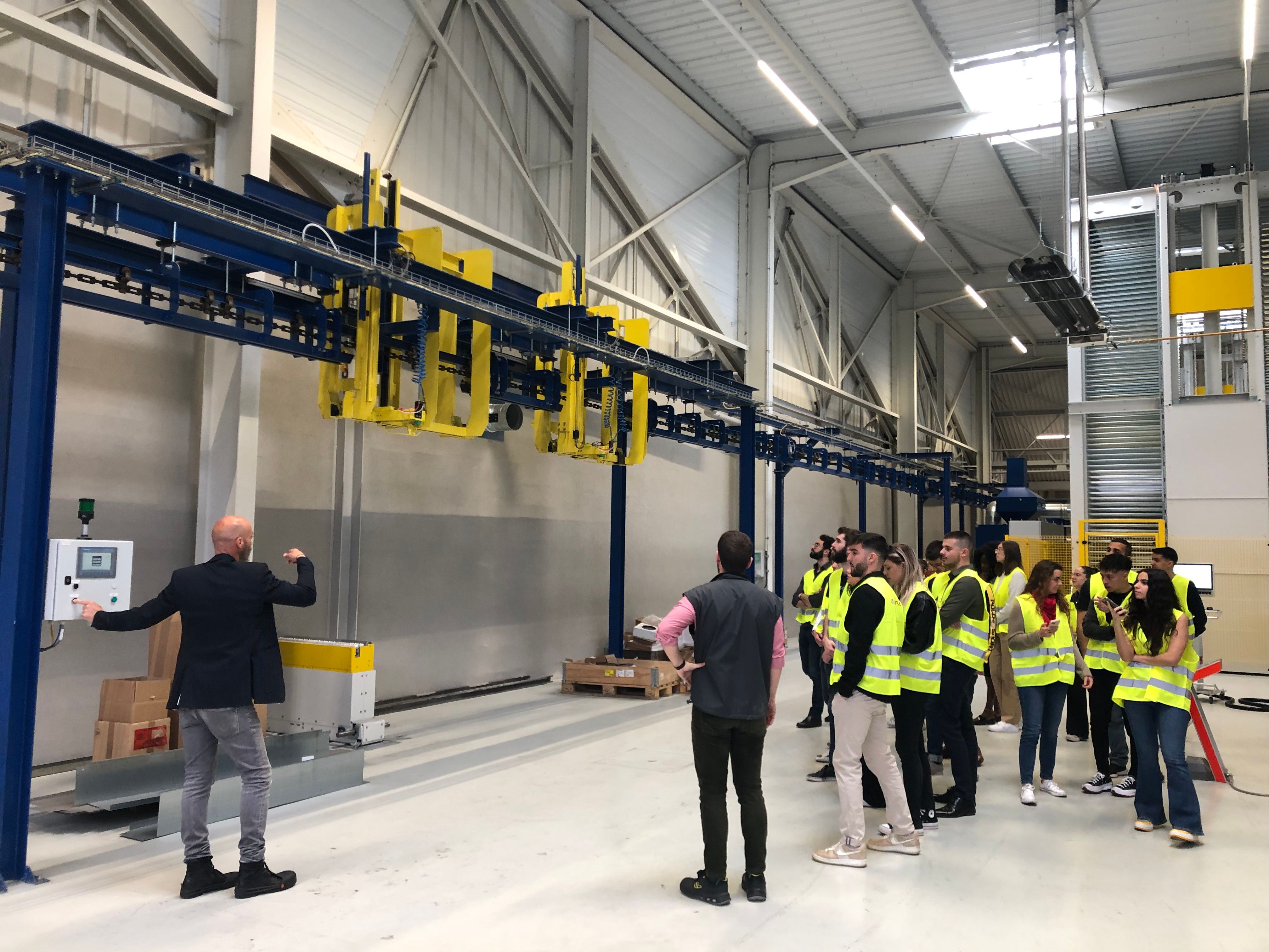 PGE : visite du site de production de Maviflex